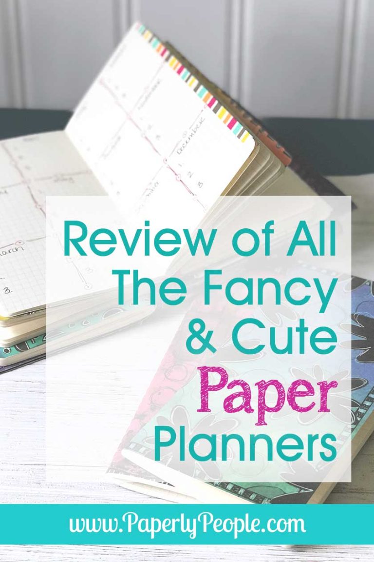 Review of All The Fancy and Cute Paper Planners - Paperly People