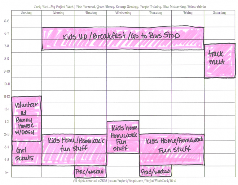Color Coding Time Management Tips! Planning Your Perfect Week - Paperly ...