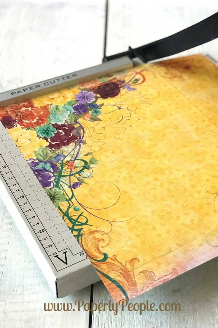 How To Make Laminated Scrapbook Paper Dividers For Your Discbound Planner