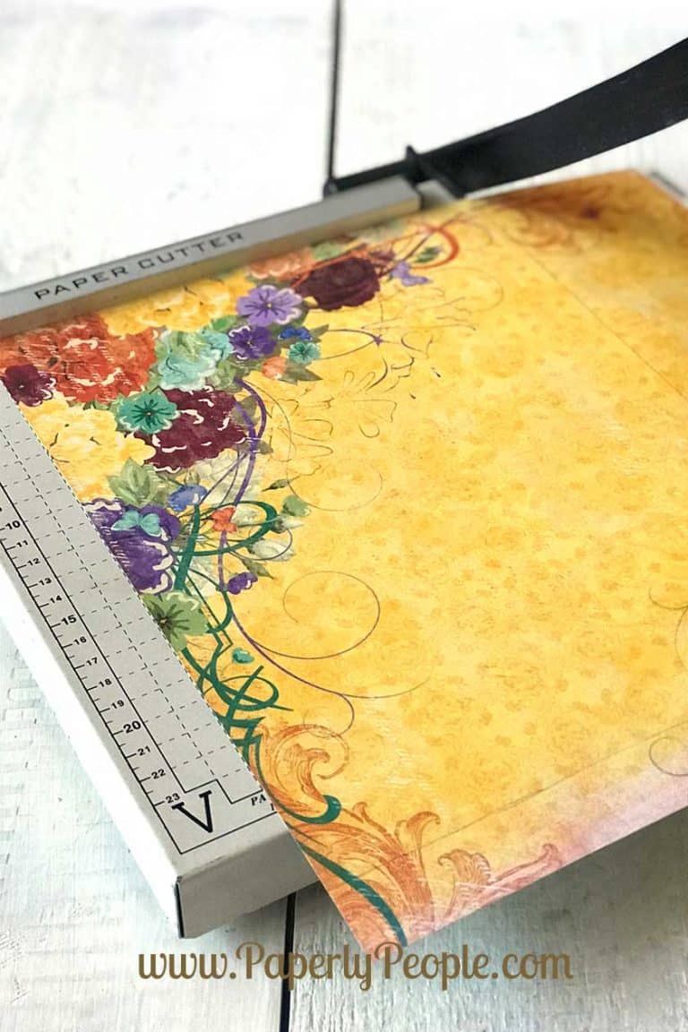 How To Make Laminated Scrapbook Paper Dividers For Your Discbound Planner