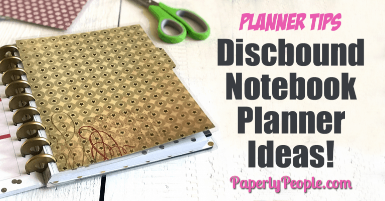 Discbound Notebook Planner Ideas!