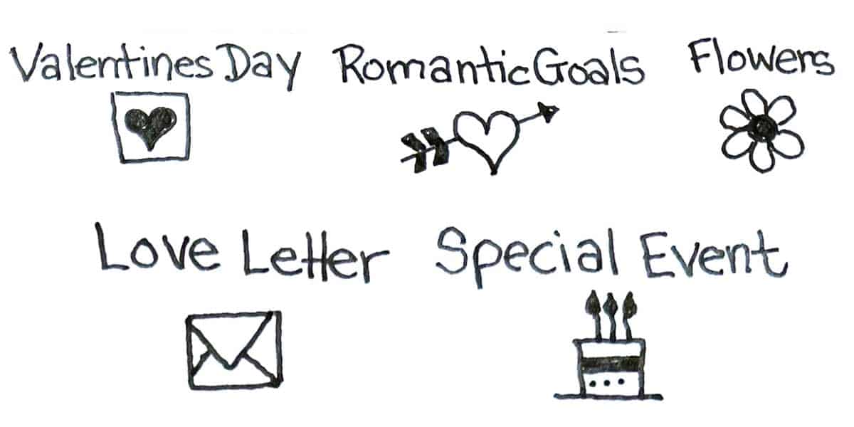 100+ Unique Bullet Journal Symbols (Advanced)