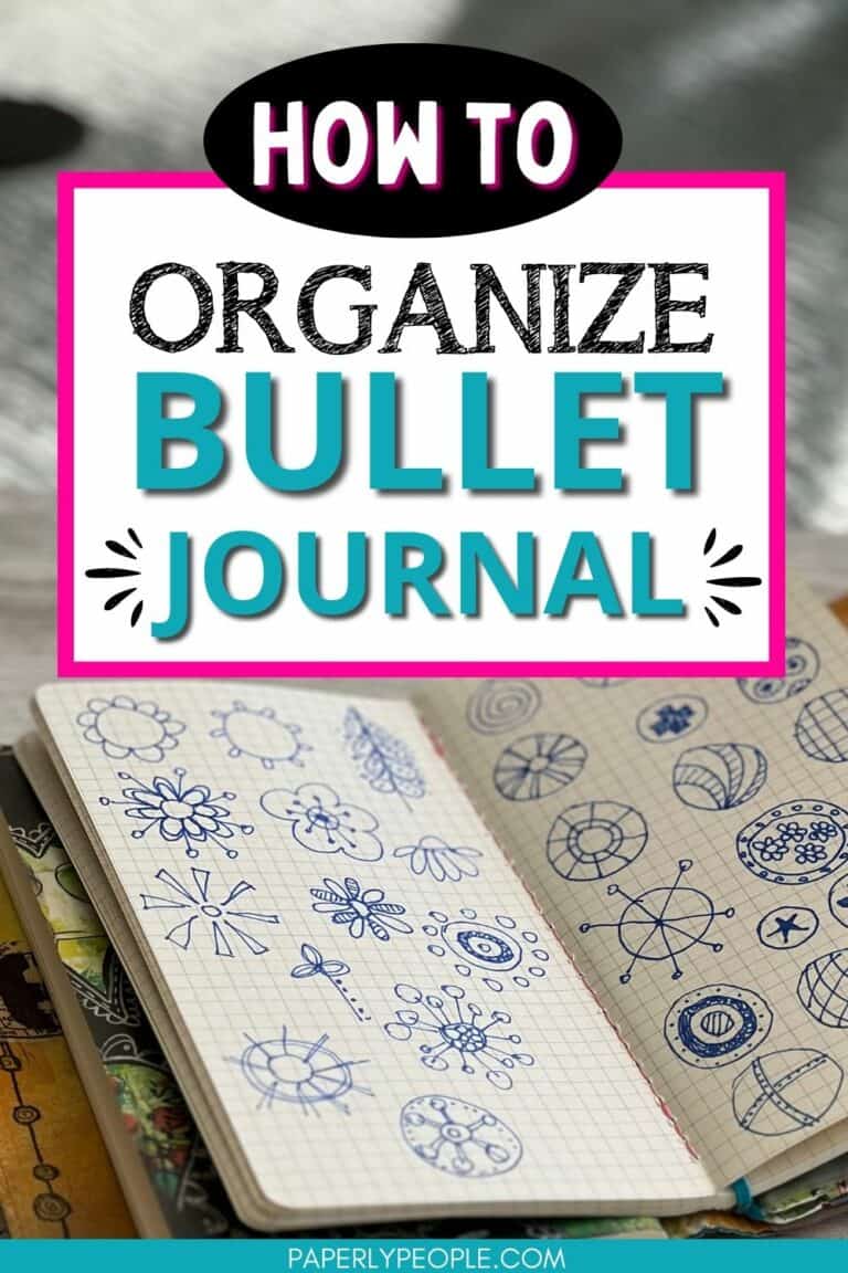 How To Organize Your Bullet Journal