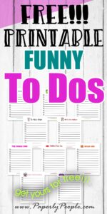10 Funny To-do List Names & Free Printables!