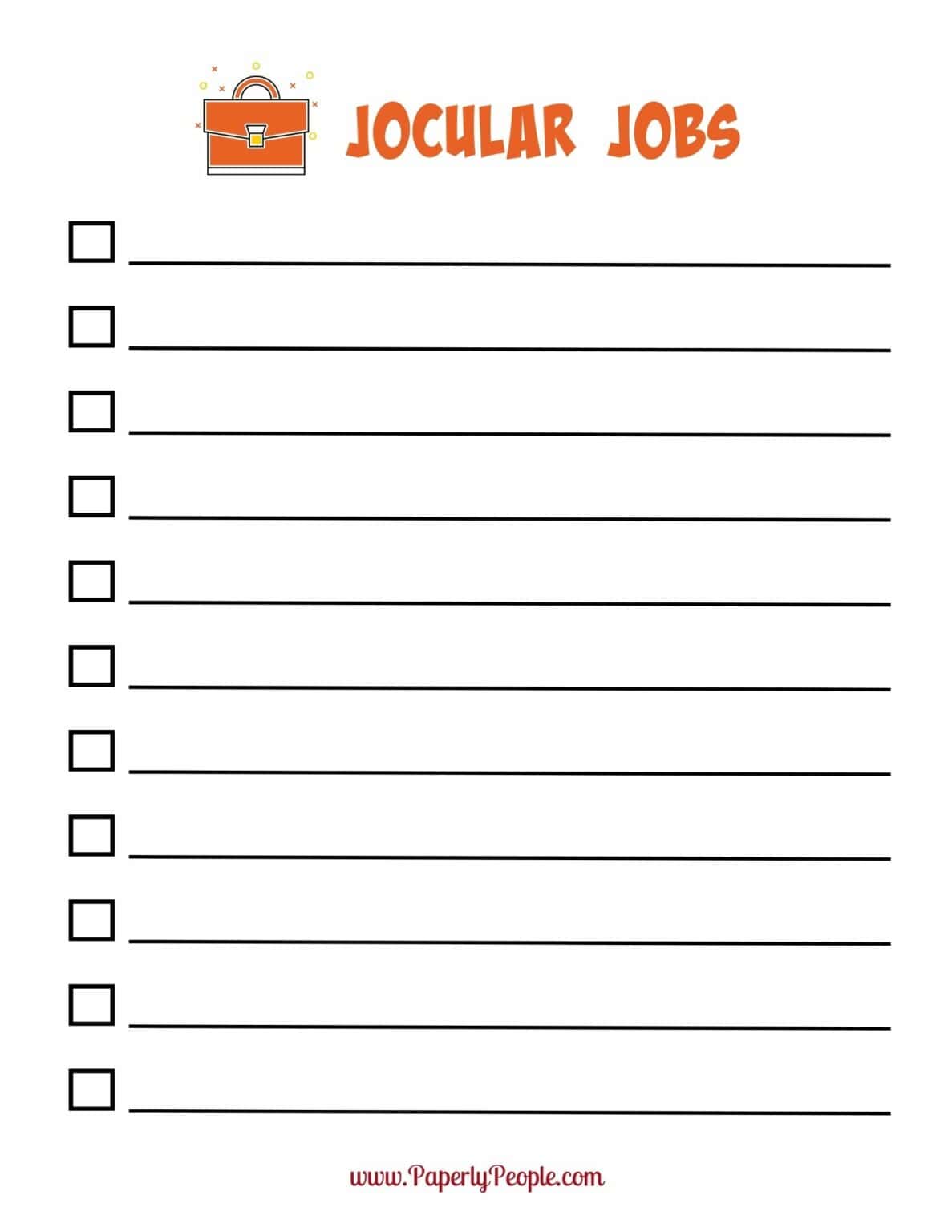 10 Funny To-do List Names & Free Printables!