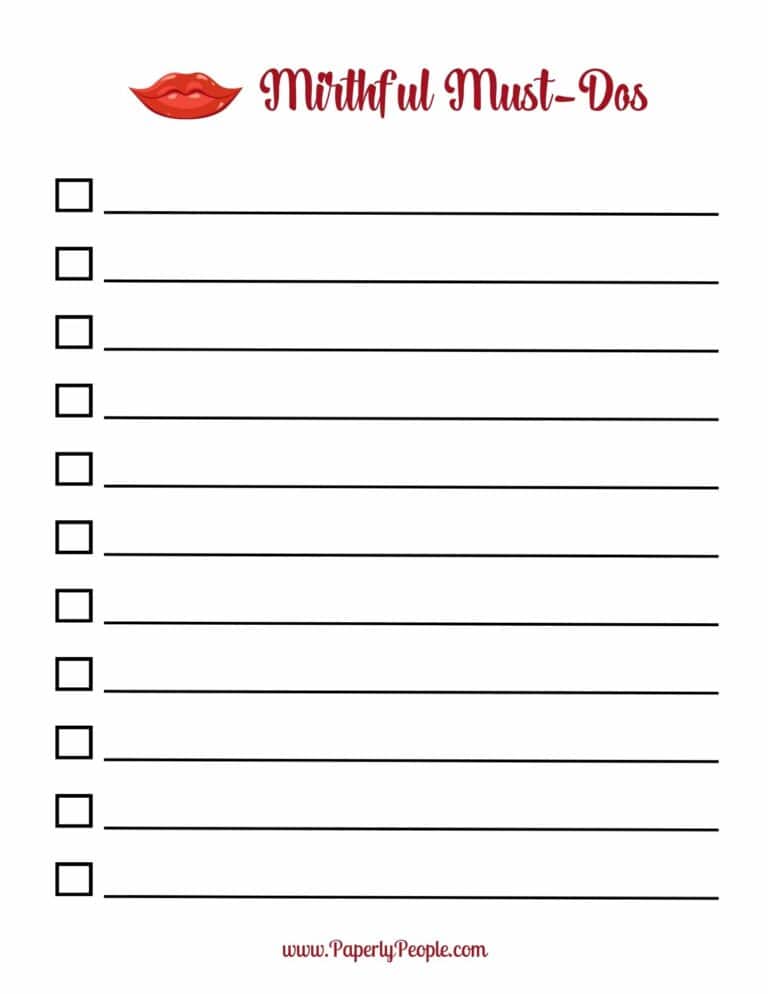 10 Funny To-do List Names & Free Printables!