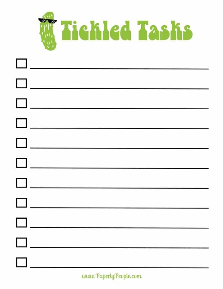 10 Funny To-do List Names & Free Printables!