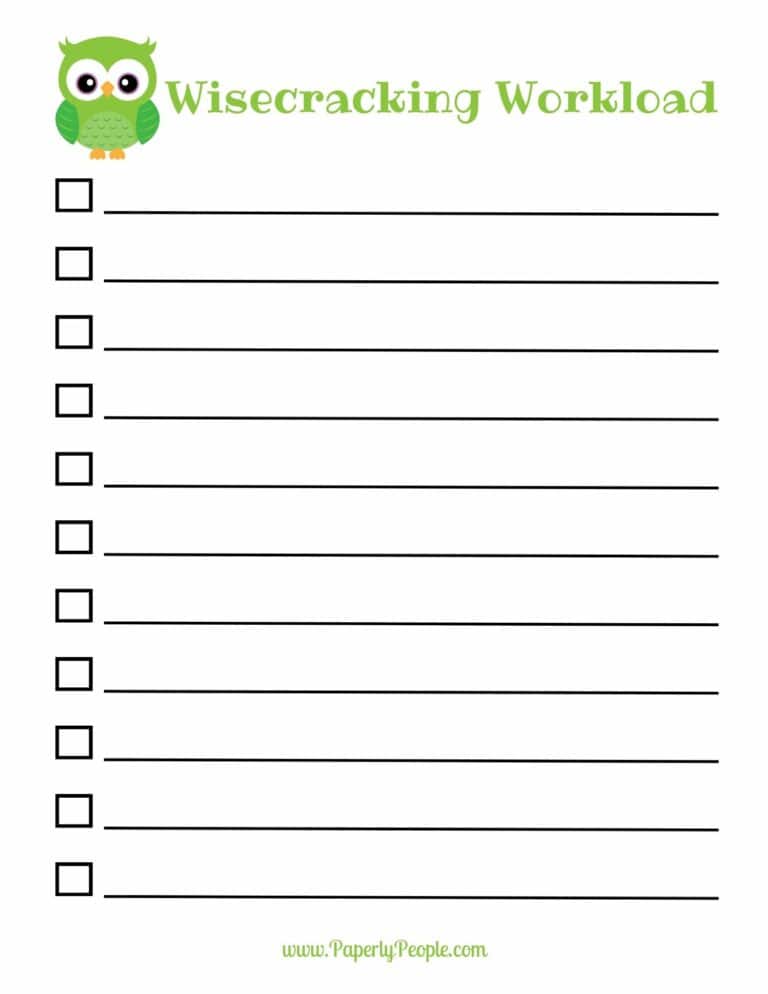10 Funny To-do List Names & Free Printables!