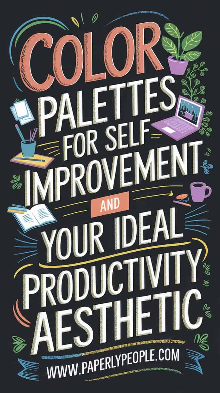 Color Palettes for Self Improvement – Your Ideal Productivity Aesthetic