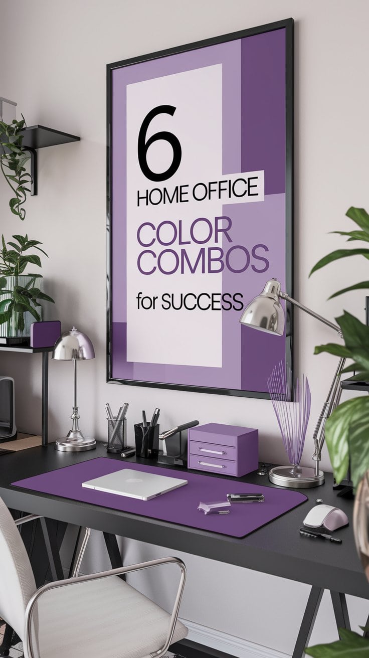 6 Home Office Color Combos for Success: Create a Productivity Aesthetic ...