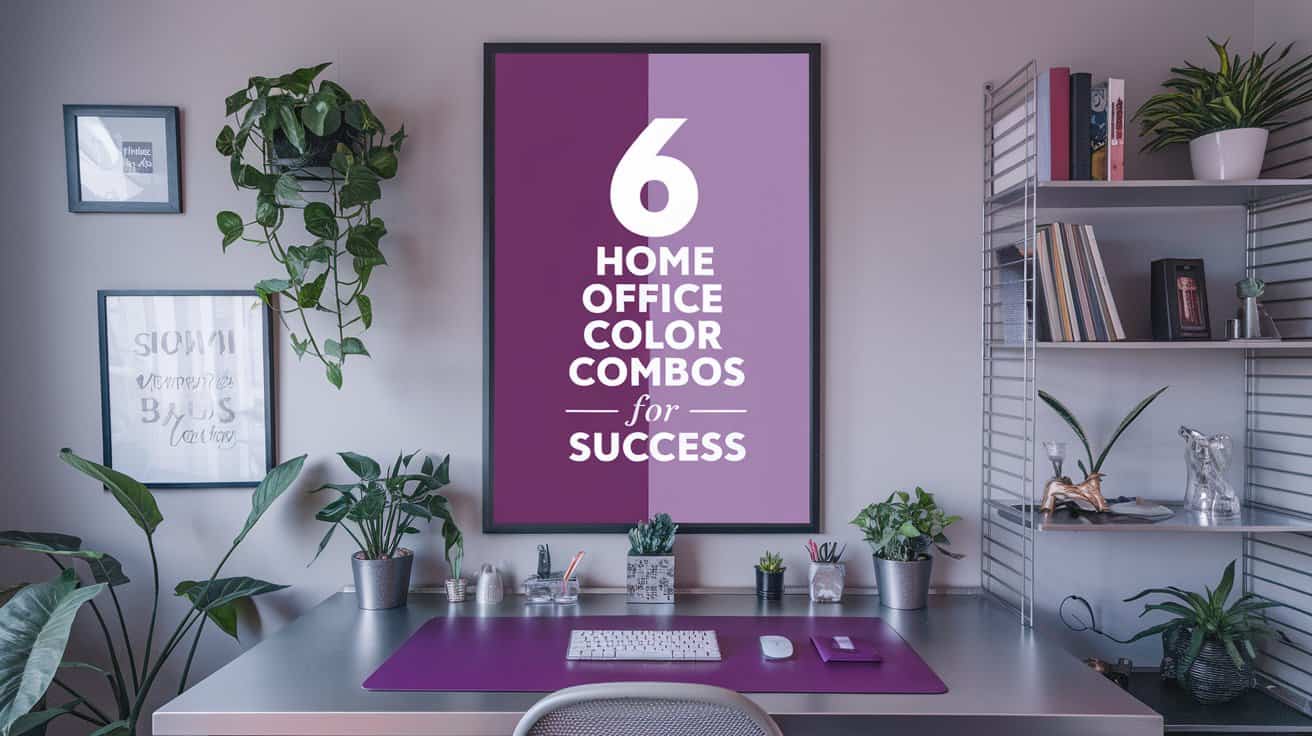 6 Home Office Color Combos for Success: Create a Productivity Aesthetic ...